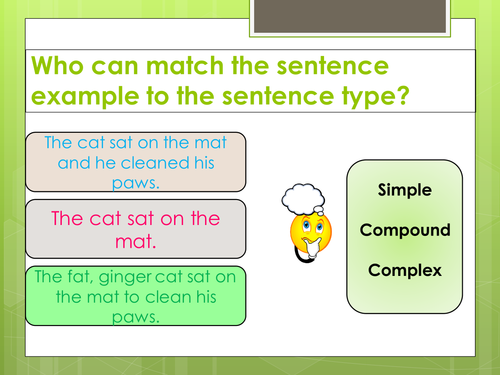 Sentence type lesson LA KS3 | Teaching Resources