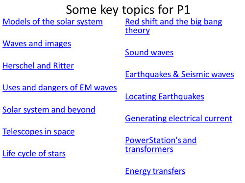 Edexcel Core Physics key areas revision powerpoint | Teaching Resources
