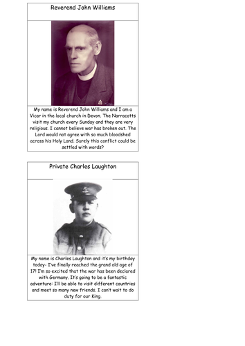 World War One - balanced argument | Teaching Resources
