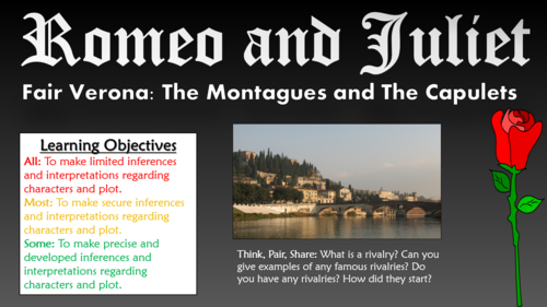 Romeo and Juliet: The Montagues and The Capulets (Analysis of Act 1 ...