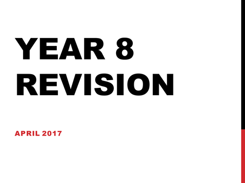 Year 8 Revision: KS3 Activate | Teaching Resources