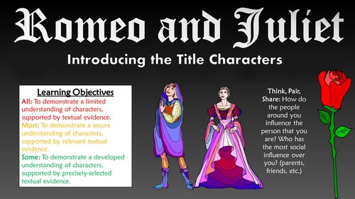 Romeo and Juliet: Introducing the Title Characters (Analysis of Act I ...