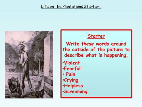 Lesson 7 - Slavery | Teaching Resources