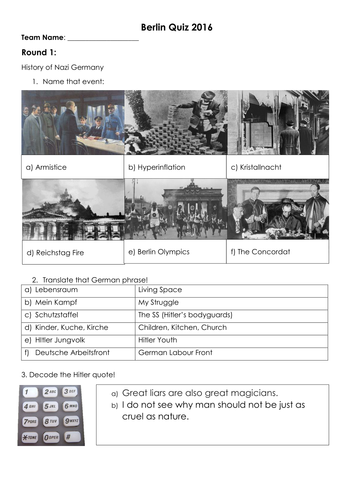 Quiz | Teaching Resources