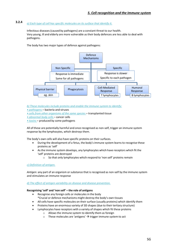 AQA Biology Immune System | Teaching Resources