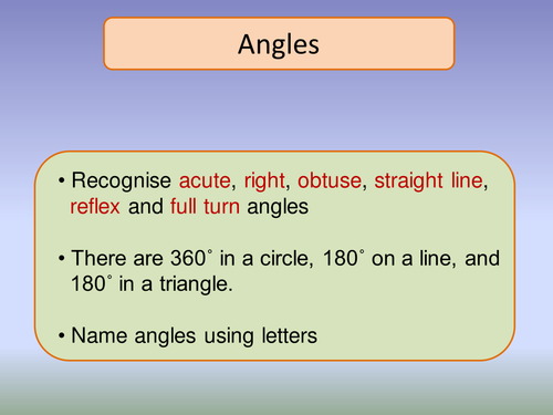Angles revision | Teaching Resources Angles revision | Teaching Resources
