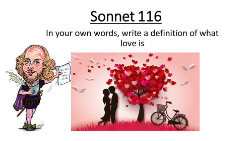 Shakespeare's Sonnet 116 | Teaching Resources