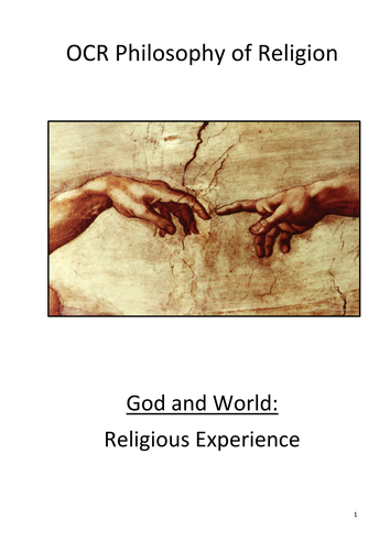 Religious Experience workbook | Teaching Resources