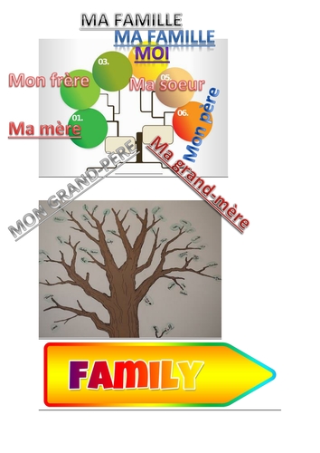 MA FAMILLE HIGHER WORKSHEETS | Teaching Resources