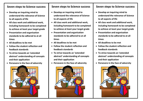Seven steps to Science success | Teaching Resources