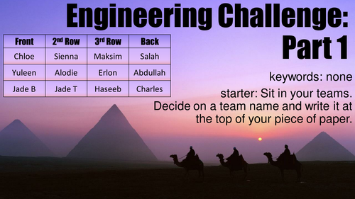 Engineering Challenge | Teaching Resources