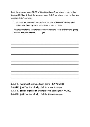 GCSE Drama revision resources | Tes