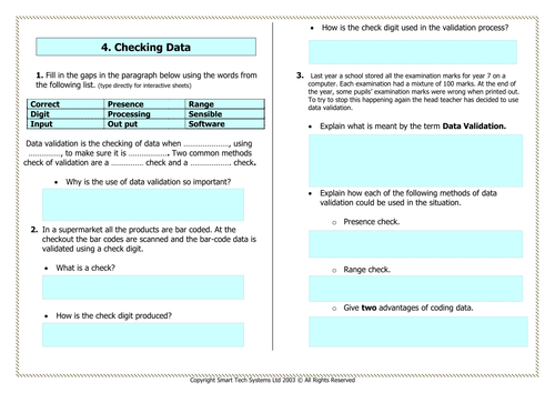 ICT Data Input and Peripherals | Teaching Resources