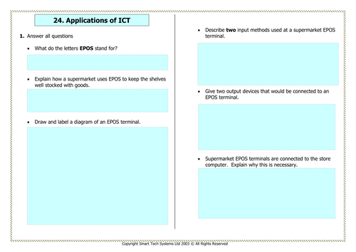 ICT Software Applications Part 1 | Teaching Resources