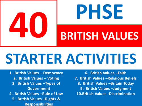 40 x PHSE British Values Starters Wordsearch Crossword Anagram Alphabet ...