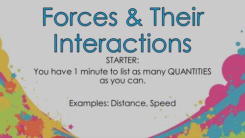 Forces Topic PPTs & Tests New AQA Physics 9-1 (trilogy) GCSE | Teaching ...