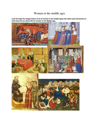 Women in the Middle Ages | Teaching Resources