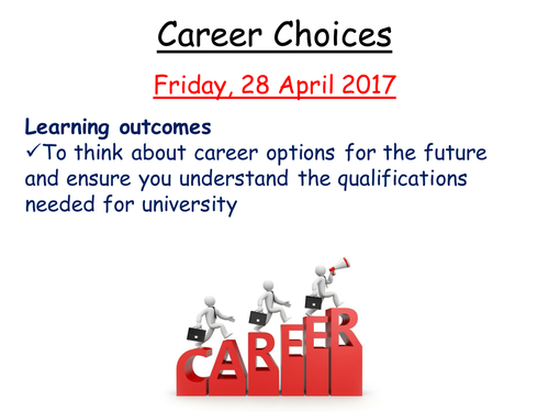 Career Choices | Teaching Resources