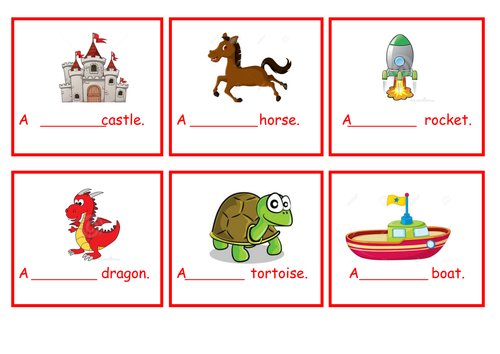 Adjective Picture Cards National Autism Resources Nouns, Verbs And