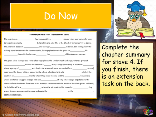 A Christmas Carol Edexcel Teaching Resources