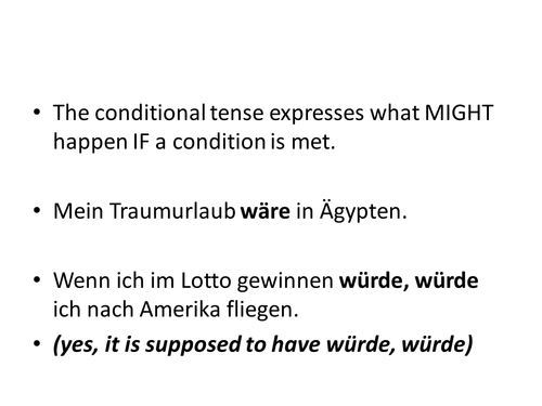 German ideal dream holiday Traumurlaub translation resource | Teaching ...