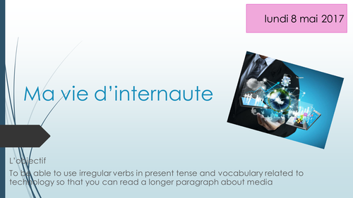 Ma vie d'internatute - Module 2 - le temps de loisirs | Teaching Resources