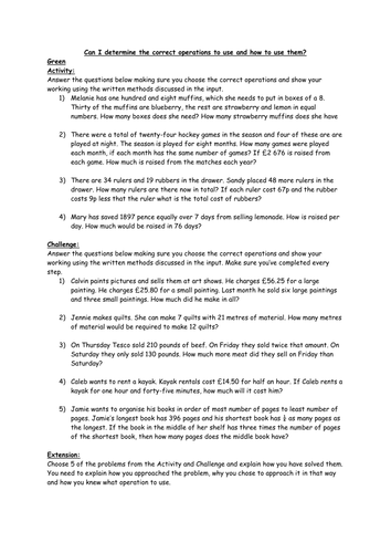 Multi-step mixed operation word problems for KS2 Year 5 /6 | Teaching ...
