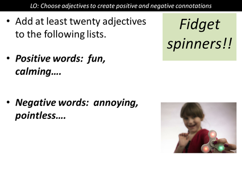 Starter activities - fidget spinners KS2 KS3 | Teaching Resources