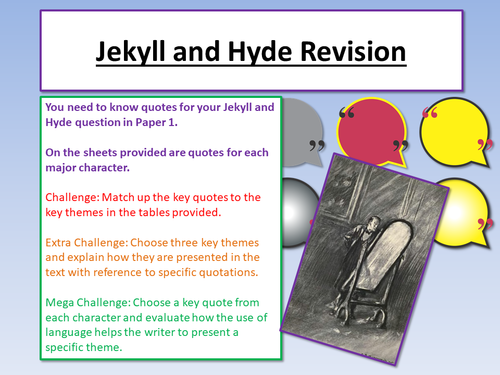 Jekyll and Hyde Revision by Lead_Practitioner - Teaching Resources - Tes