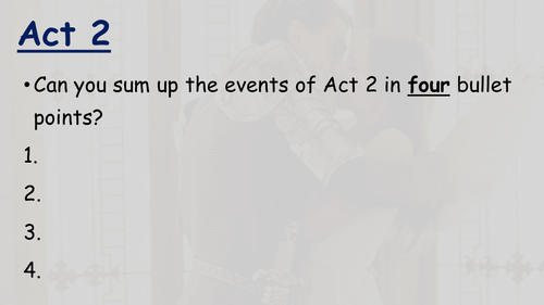 Romeo and Juliet - Act 3 Scene 1 | Teaching Resources