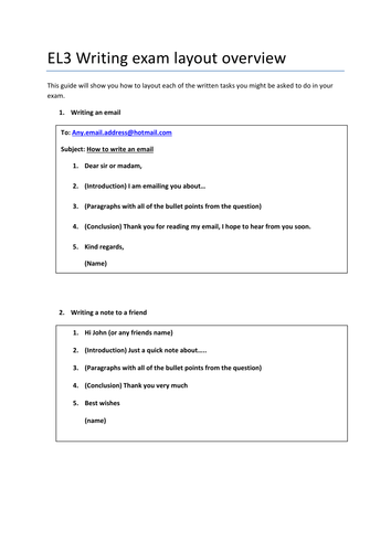 Entry Level 3 Functional Skills English Writing revision pack ... Entry Level 3 Functional Skills English Writing revision pack ...