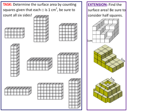 Surface Area of Cuboids | Teaching Resources Surface Area of Cuboids | Teaching Resources