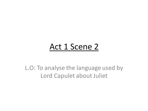 How to write a PETER paragraph - Romeo an Juliet | Teaching Resources