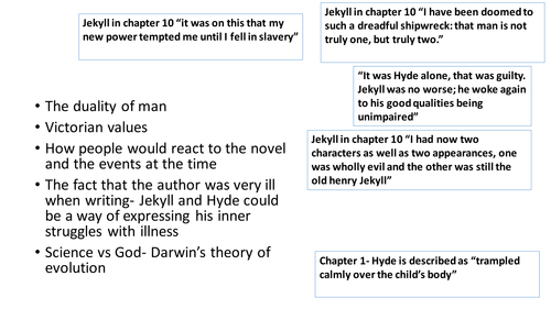 Jekyll and Hyde quotes | Teaching Resources Jekyll and Hyde quotes | Teaching Resources