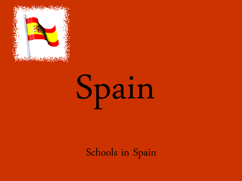 Spanish Schools PowerPoint | Teaching Resources