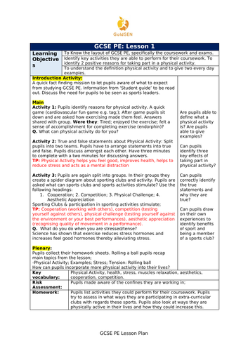 Resources for Physical Education and SEND - Teaching Resources - TES