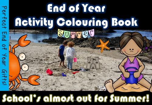 End of Year Summer Activity Colouring Book (EYFS/KS1) | Teaching Resources