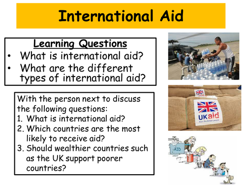 International Aid | Teaching Resources