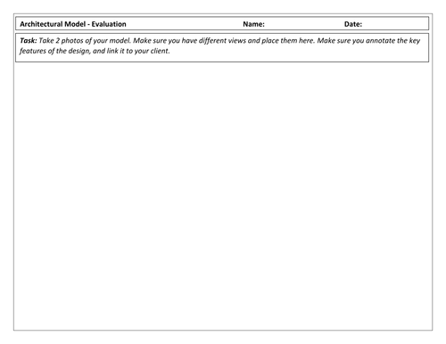 Modelling Worksheets | Teaching Resources