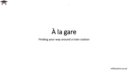French - At the train station | Teaching Resources