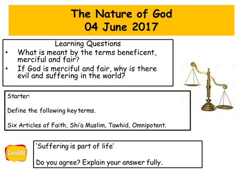 The Nature of God | Teaching Resources