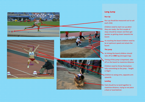Long Jump Resource card | Teaching Resources Long Jump Resource card | Teaching Resources