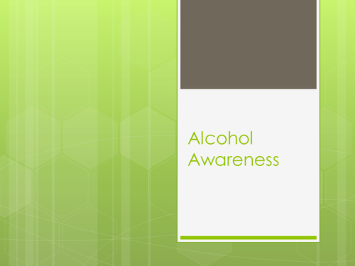Alcohol Awareness | Teaching Resources