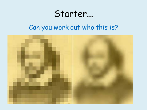 Lesson on William Shakespeare | Teaching Resources