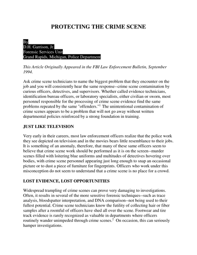 Forensic Evidence Collection And Analysis Teaching Resources