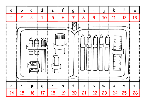 Alphanumeric picture strips | Teaching Resources
