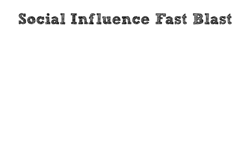 Social Influence Fast Blast Revision Powerpoint (AQA A Level Psychology ... Social Influence Fast Blast Revision Powerpoint (AQA A Level Psychology ...