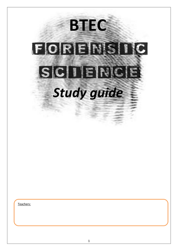 BTEC Study Guide for Applied Science with Forensic Science | Teaching ... BTEC Study Guide for Applied Science with Forensic Science | Teaching ...