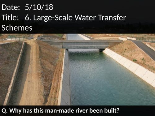 6. Large-Scale Water Transfer Schemes | Teaching Resources