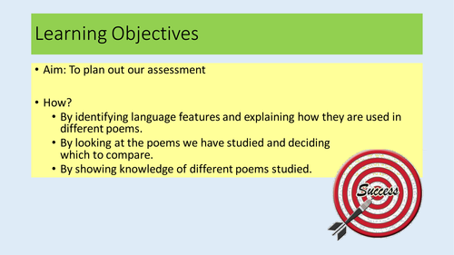 War Poetry full unit | Teaching Resources